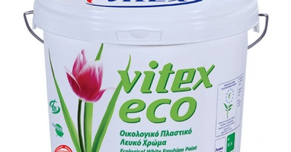 VITEX-ECO-ΟΙΚΟΛΟΓΙΚΟ-ΠΛΑΣΤΙΚΟ-ΧΡΩΜΑ-ΛΕΥΚΟ-10Lt-1004802