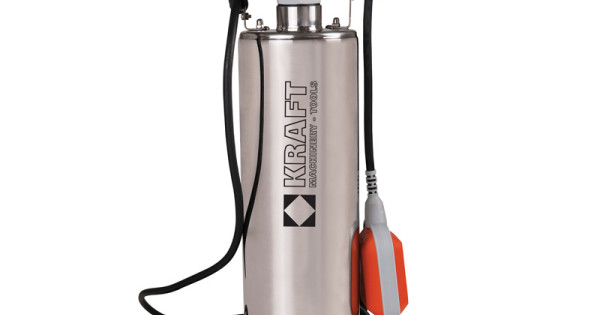 KRAFT: ΥΠΟΒΡΥΧΙΑ ΑΝΤΛΙΑ 1000 W INOX - 4 ΣΤΑΔΙΩΝ